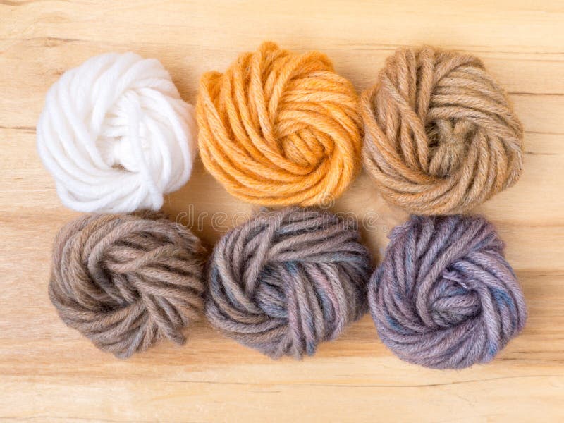 Wool Yarn Samples Colored by Henna and Henna and Amalaki Mix Stock ...