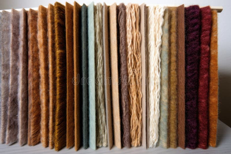 Wool Bun Samples Colored by Henna and Henna and Amalaki Mix Stock Photo ...
