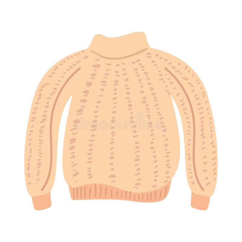 Wool Sweater Autumn Clothes Stock Vector - Illustration of knit, soft ...