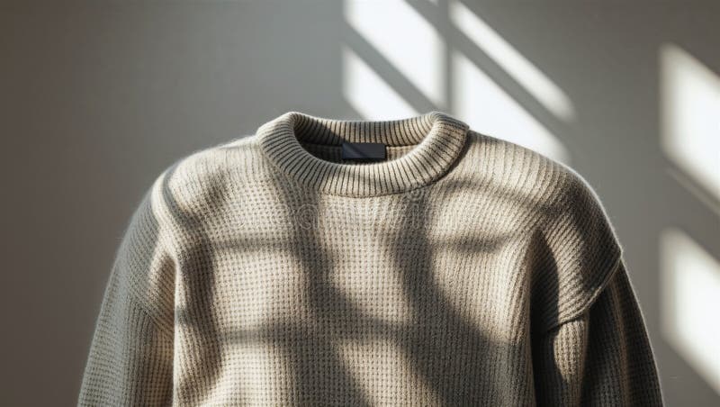 Photorealistic Image of a Wool Sweater Isolated in Studio Lighting ...