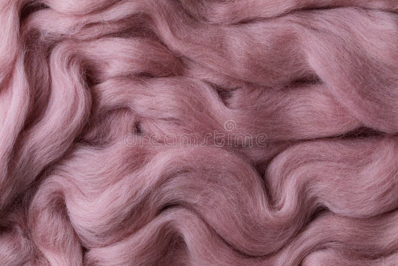 Wool Texture As Background. Pink Color Stock Image - Image of fiber ...