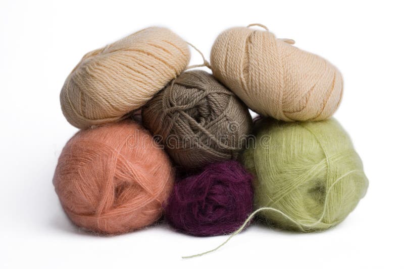 Wool thread stock image. Image of item, craft, mottled - 12636017