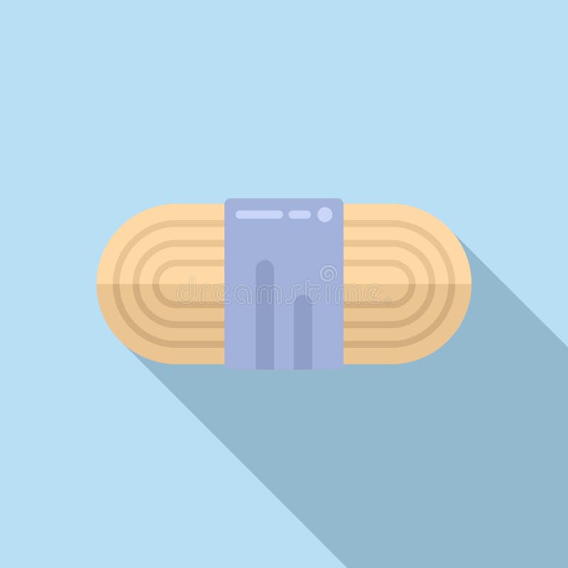 Wool Thread Pack Icon Flat Vector. Cotton Sewing Stock Vector ...