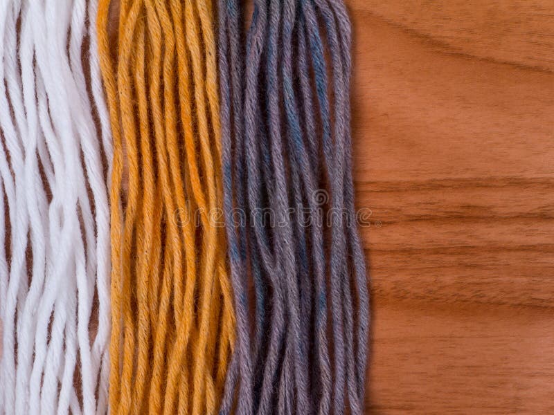 Wool Bun Samples Colored by Henna and Henna and Amalaki Mix Stock Photo ...