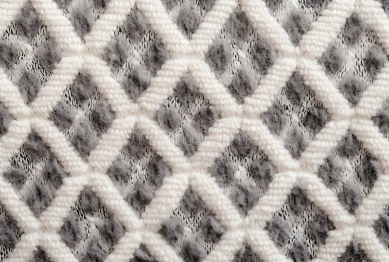 Woolen Carpet Diamond Pattern Texture Stock Illustration - Illustration ...