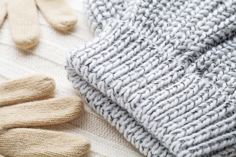 Woolen clothes winter stock photo. Image of pattern, mitten - 63576732