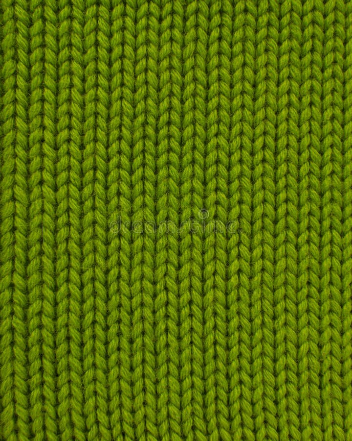 Woolen Green Knitted Warm Texture Fabric Background Stock Photo - Image ...