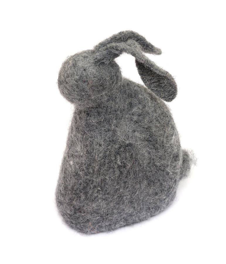 Woolen handmade toy bunny stock photo. Image of bunny - 67734170
