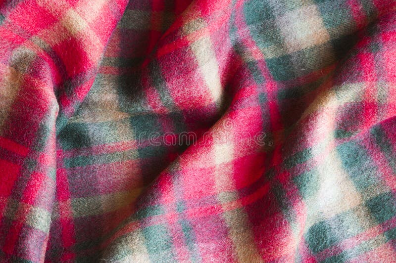 Woolen plaid stock image. Image of tartan, warm, sheep - 76657429