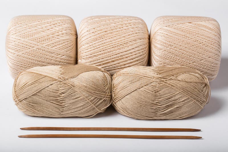 358 Red Traditional Clew Sewing Thread Roll Isolated White Background ...