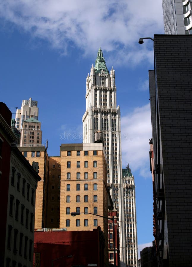 Woolworth Building stock image. Image of skyline, york - 17719339