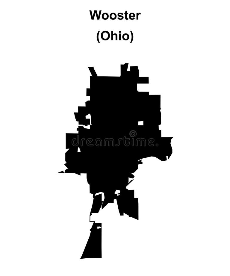 Wooster Outline Map Stock Illustrations – 3 Wooster Outline Map Stock ...