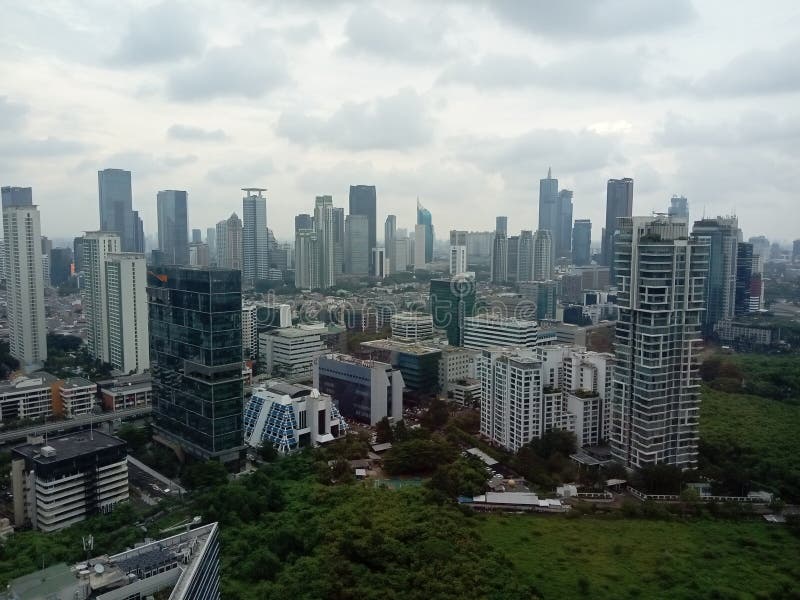 Wooww Amazing Building in Jakarta Stock Image - Image of jakarta, city ...