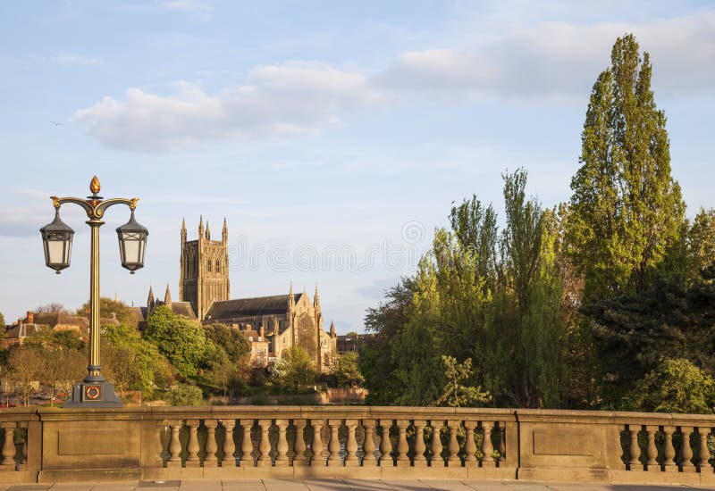 Worcester Cathedral England UK Stock Photo - Image of worcestershire ...