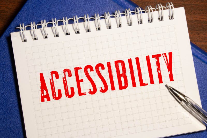 The Word Accessibility Appearing Behind Torn Brown Paper ...