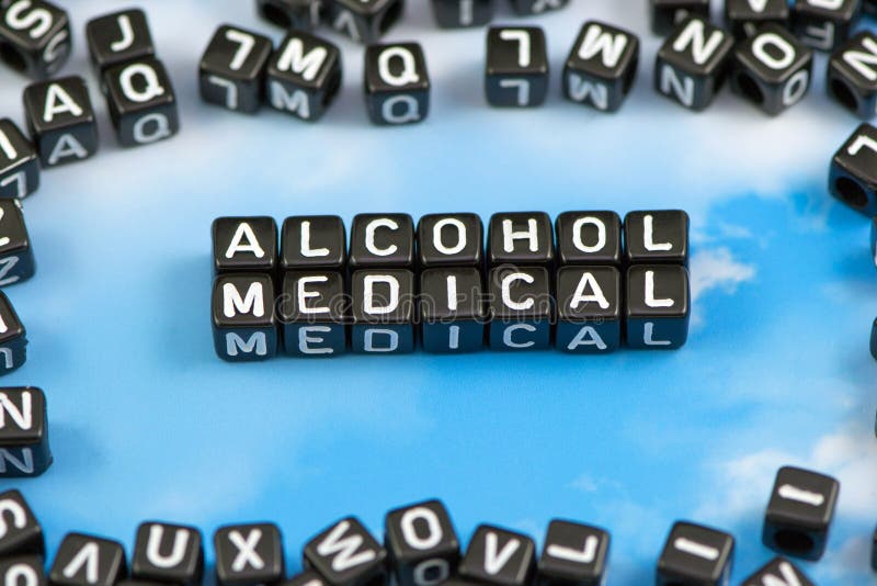 The word alcohol medical stock illustration. Illustration of doctor ...