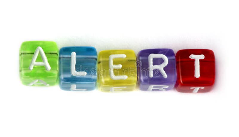 Word alert stock photo. Image of attention, hazardous - 28610032