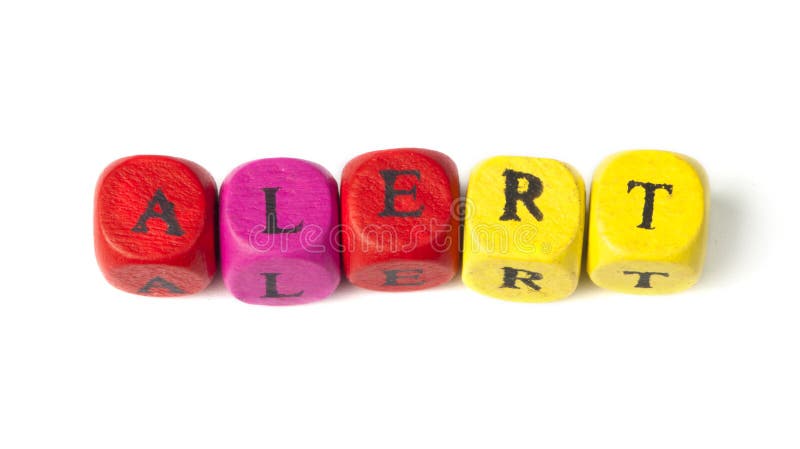 Word alert stock photo. Image of attention, hazardous - 28610032