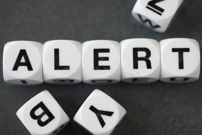 Word alert stock photo. Image of attention, hazardous - 28610032