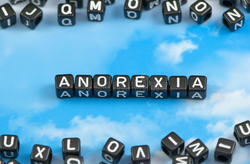 The Word Anorexia on the Display of a Tablet Stock Image - Image of ...