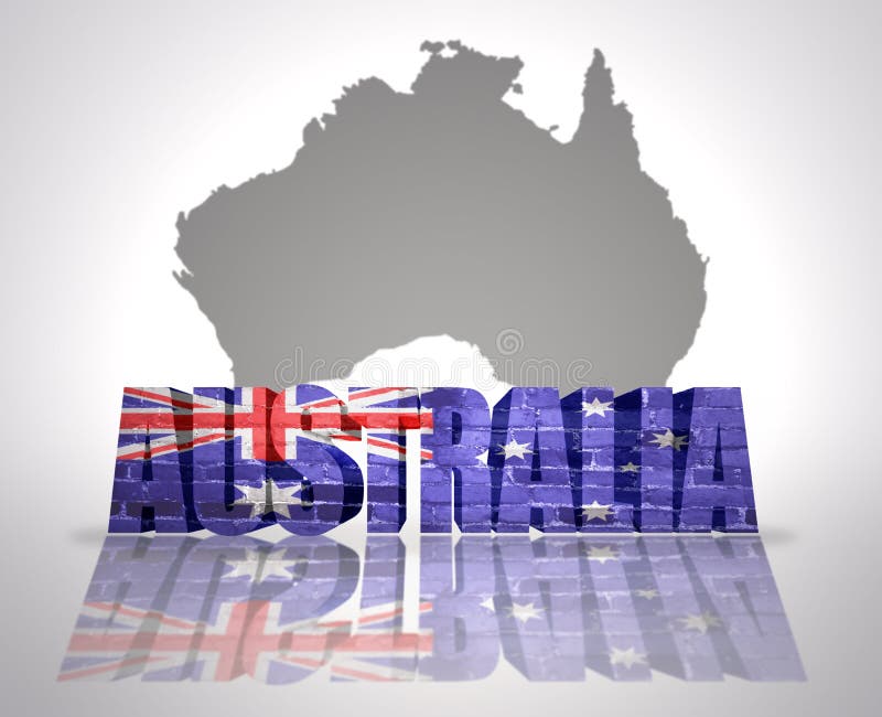 The Word Australia In Colorful Letters Stock Photo - Image of globe ...