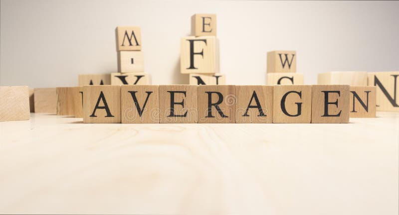 The Word Average is from Wooden Cubes. Background from Wooden Letters ...