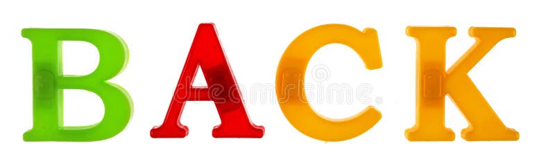 Multicolored Plastic Rings Isolated On White. Stock Photo - Image of ...