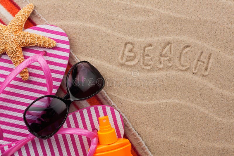 345 Word Written Beach Sand Starfish Photos - Free & Royalty-Free Stock ...