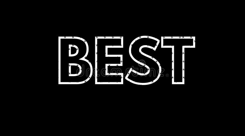 Word Best Representing Concept , Best Text ,best Word Stock ...