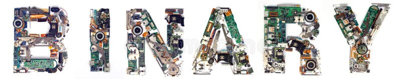 The word BINARY stock photo. Image of programming, concept - 114386792