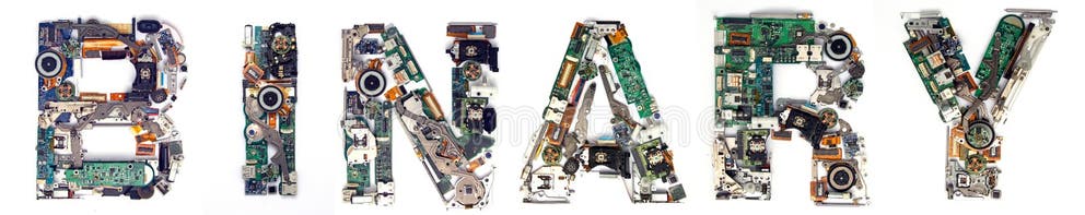 The word BINARY stock photo. Image of programming, concept - 114386792