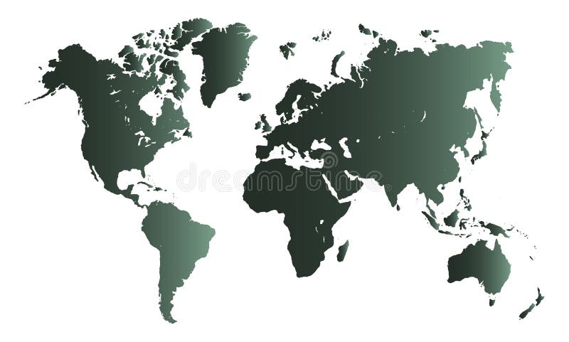 Cyan Map World Stock Illustrations – 966 Cyan Map World Stock ...