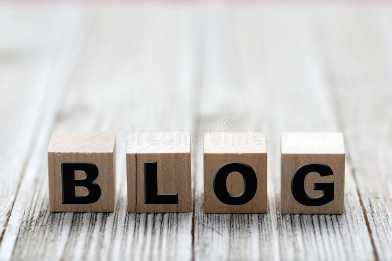 The Word Blog As A Hyperlink Stock Photo - Image of opinion, cursor ...