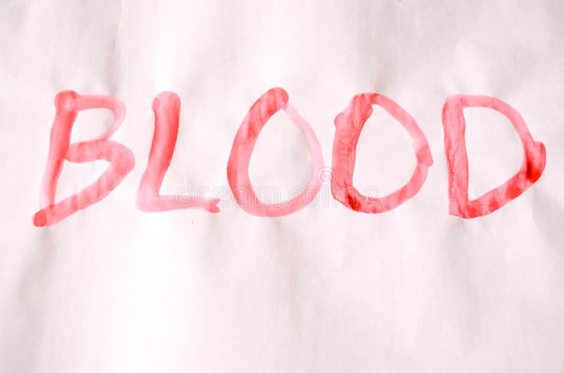 Word Blood Text stock photo. Image of medical, background - 114709434