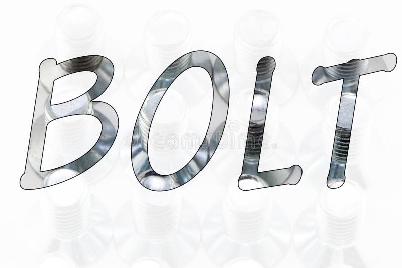 Word bolt stock photo. Image of health, diet, abstract - 101361606