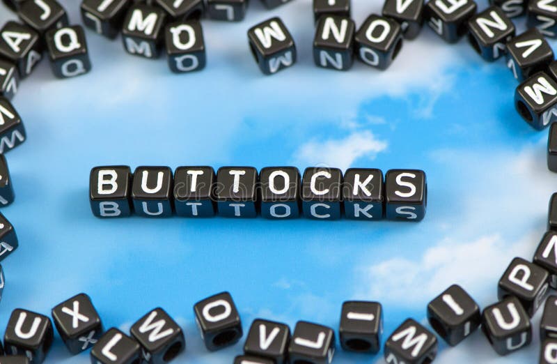 The word Buttocks stock photo. Image of girl, beauty - 85230106