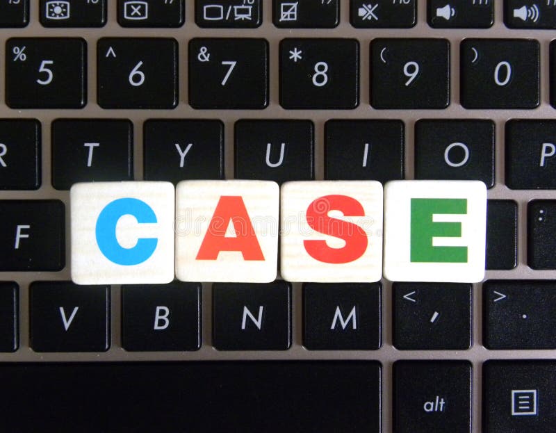 Word Case on Keyboard Background Stock Image - Image of internet ...