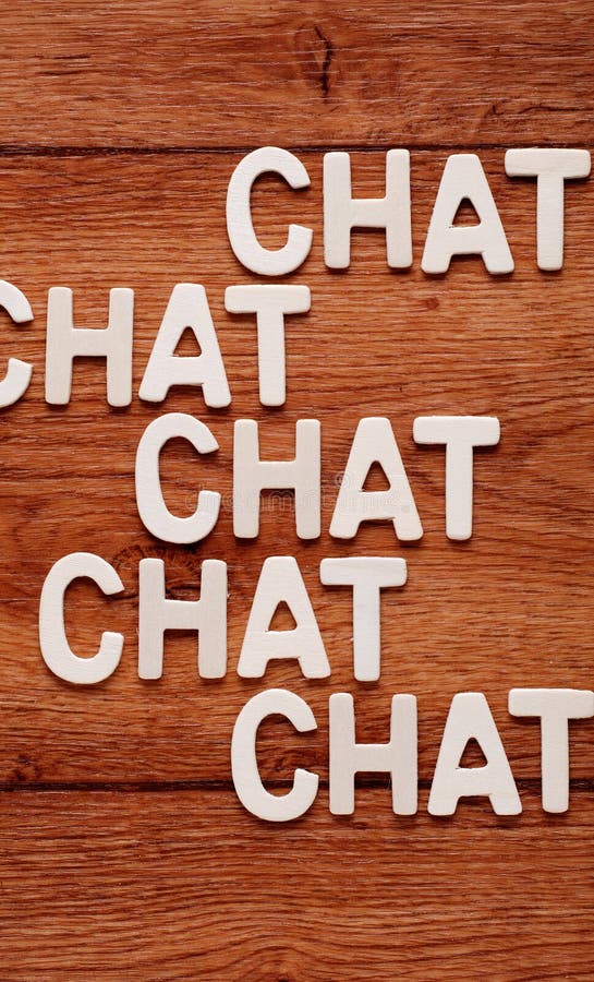 The word chat stock image. Image of element, icon, blog - 55363409