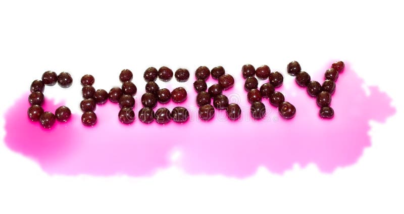 Word Cherry Made Of Cherry Picture. Image: 5457811