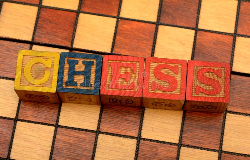 Piece Of Chess Board Ready To Start The Game Stock Photo - Image of ...