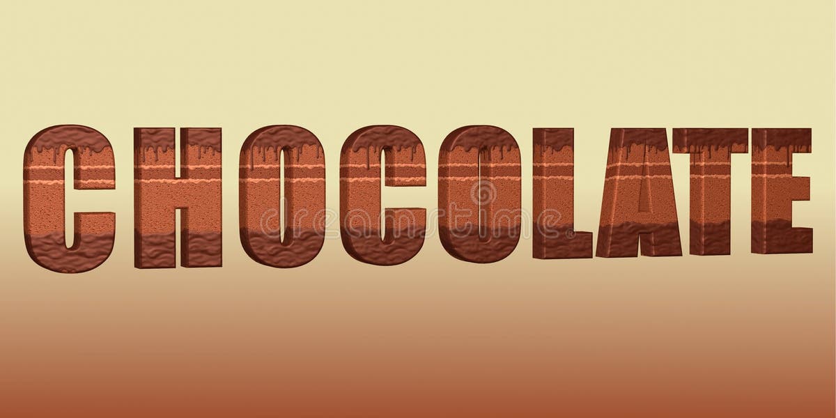 Word Chocolate Stock Illustrations – 5,453 Word Chocolate Stock ...