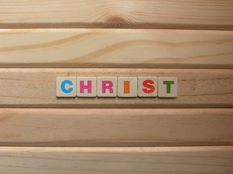 Christ on wood cross stock image. Image of jesus, holy - 92455713