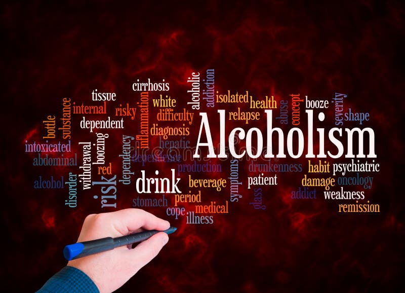 Word Cloud with ALCOHOLISM Concept Create with Text only Stock Photo ...