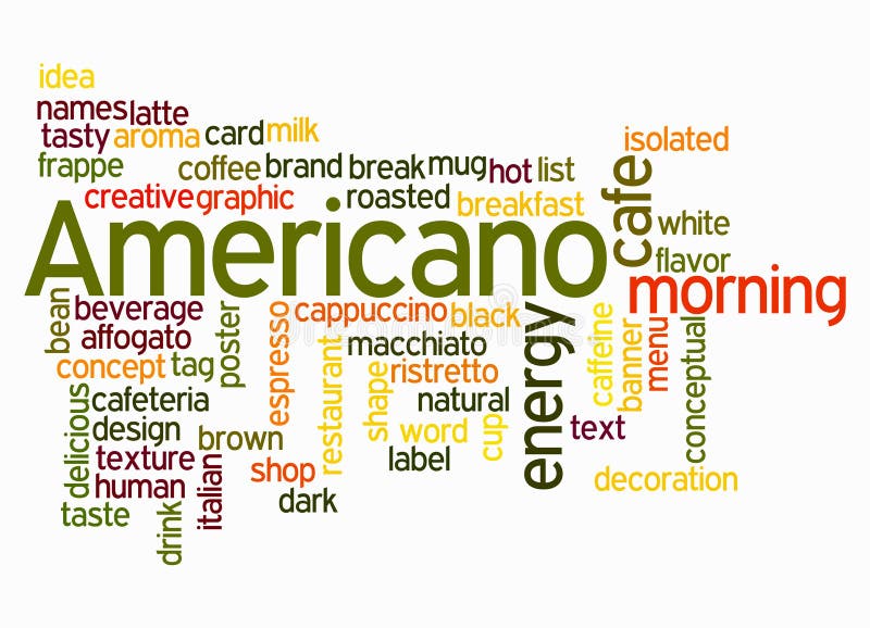 Word Americano Stock Illustrations – 674 Word Americano Stock ...