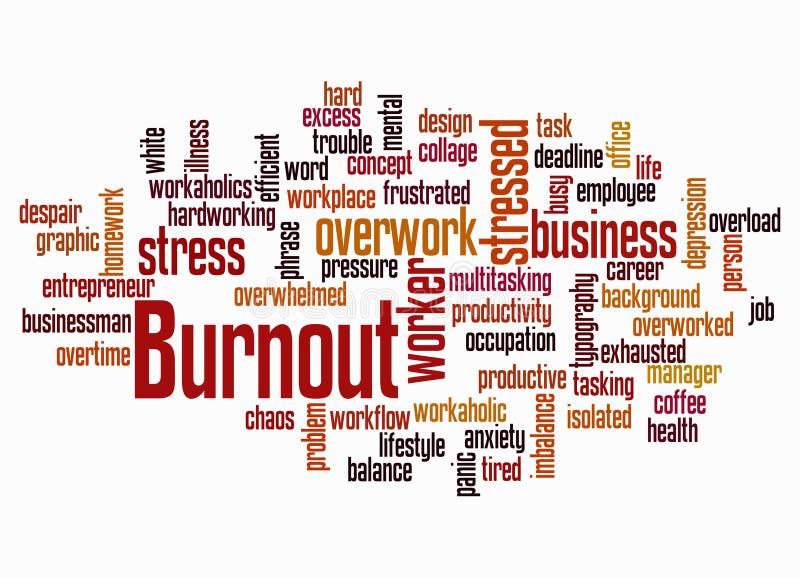 Word Cloud Burnout Stock Illustrations – 289 Word Cloud Burnout Stock ...