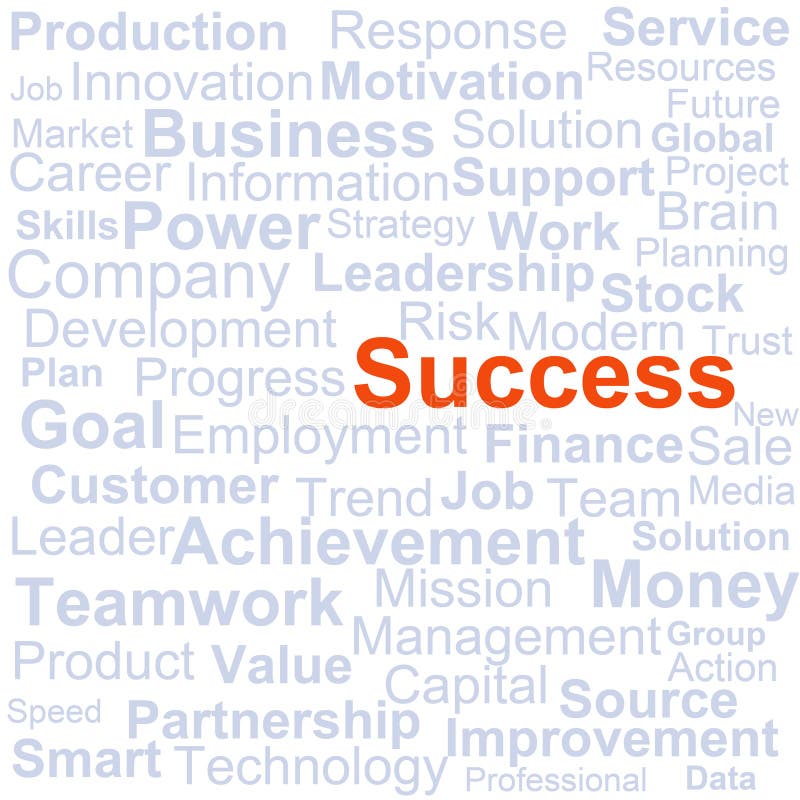 What Makes a Successful Inventor Word Cloud Stock Illustration ...