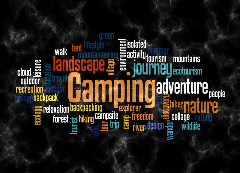 Word Camping Stock Illustrations – 1,221 Word Camping Stock ...