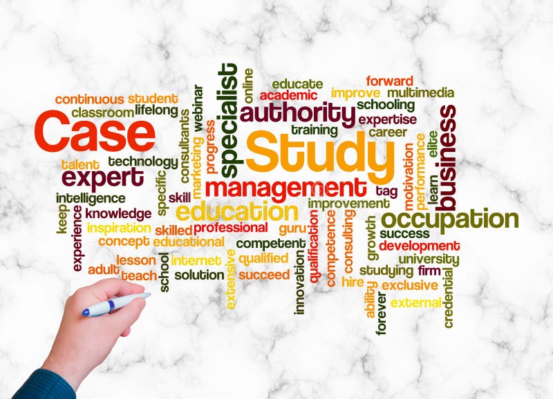 Word Cloud with CASE STUDY Concept Create with Text only Stock Photo ...