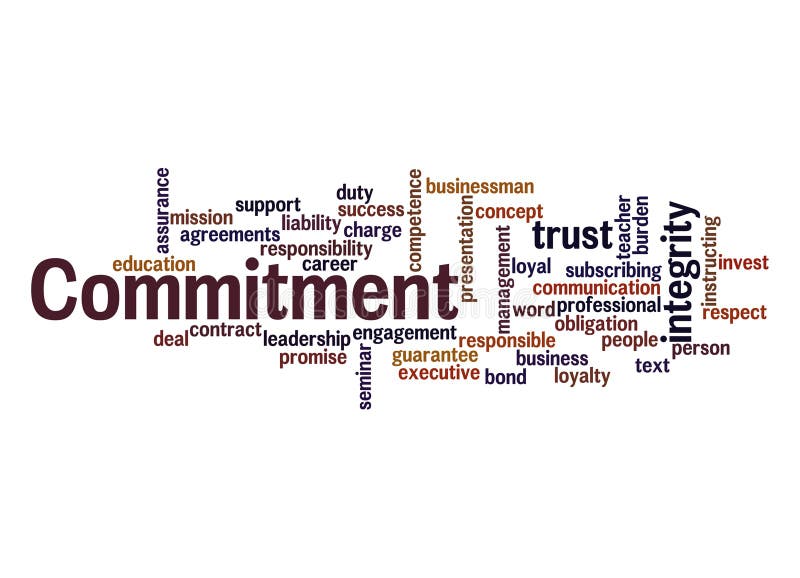 Commitment Word Stock Illustrations – 4,371 Commitment Word Stock ...
