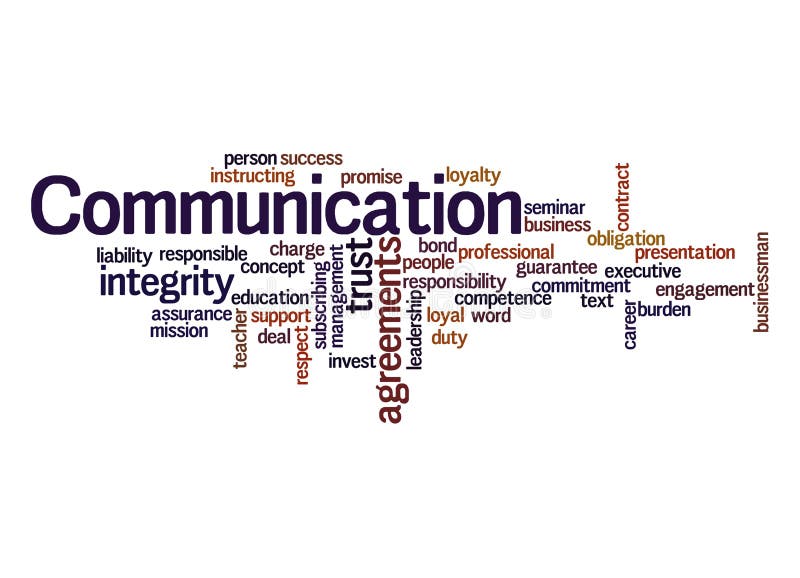 Word Cloud with COMMUNICATION Concept Stock Illustration - Illustration ...